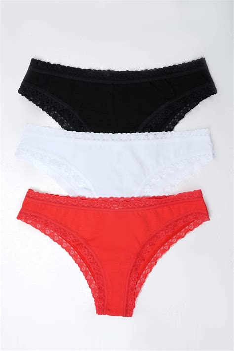 Chiloti Brazilian Femei TF116 Set 3buc Multicolor Uniconf M EMAG Ro