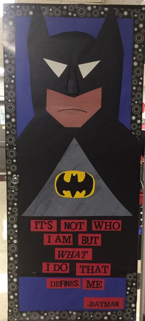 Superhero Batman Door Superhero Classroom Superhero Classroom Theme