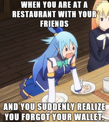 Aqua Meme 2 Aqua Screaming  Kazuma And Aqua Aqua Fan Service