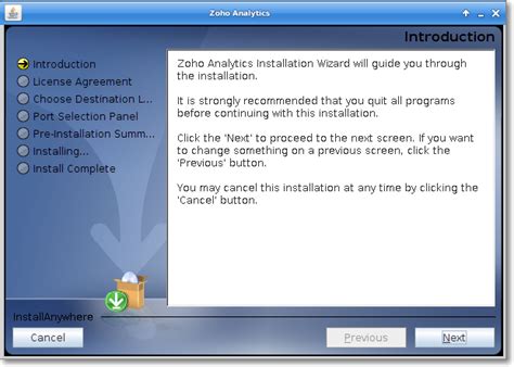 Installation Guide Zoho Analytics On Premise