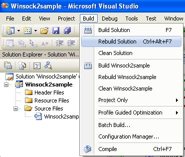 A Complete Tutorial On How To Compile And Link Build Winsock Project Windows Networking