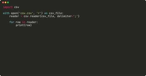 Как прочитать csv файл в python