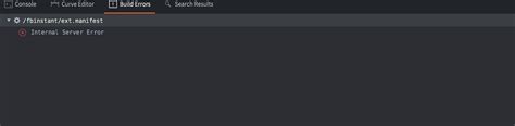 Fbinstantextmanifest Internal Server Error Bugs Defold Game Engine Forum