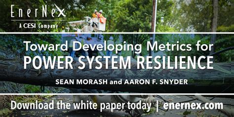 [white Paper] Toward Developing Metrics For Power System Resilience Enernex