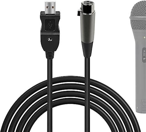 Geekria For Creators Usb To Xlr Female Microphone Cable 10