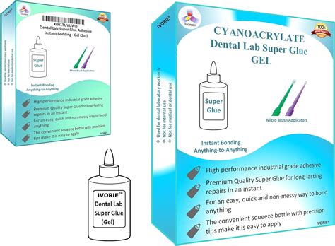 Dental Lab Super Glue Adhesive Instant Bonding Gel 2oz 47 Off