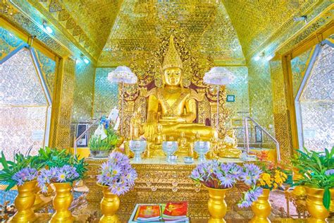 The Buddha In Bhumisparasa Mudra Of Kuthodaw Pagoda Complex Ma
