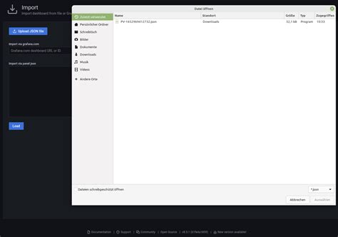 Grafana Version Import Upload Json File Not Work Issue Grafana