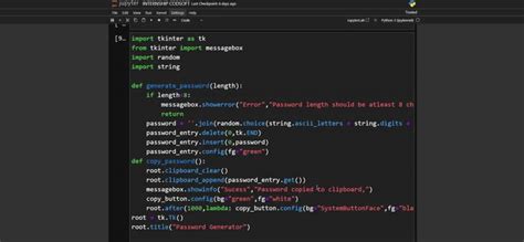 dev solanki on linkedin python tkinter passwordgenerator codsoft