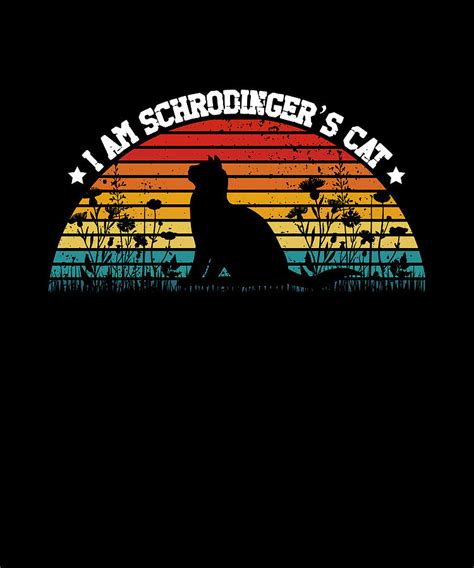 Funny Schrodingers Cat Quantum Physics Digital Art By Kasera Fine Art