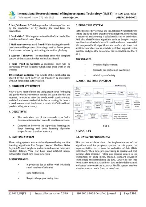 Credit Card Fraud Detection Using Artificial Neural Network Ann Algorithm Pdf