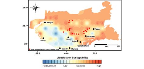 Regional Level Liquefaction Susceptibility Map Of Kachchh District Download Scientific Diagram