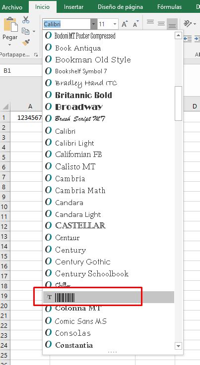 Como Crear Códigos De Barras En Excel Excelfacil Como Crear Códigos De Barras En Excel Excelfacil