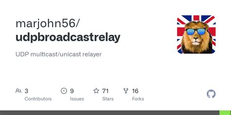 Github Marjohn56udpbroadcastrelay Udp Multicastunicast Relayer