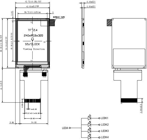 Inch Tft Lcd Screen Spi Wire Wire Serial Bit Bit Parallel Port Standard Industrial