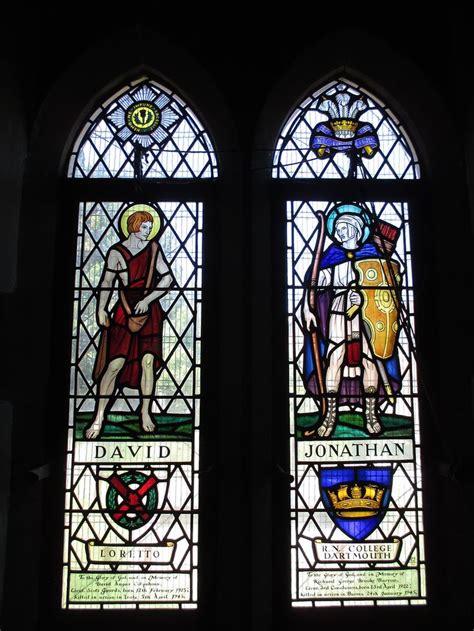 Medieval Stained Glass Knights Panel