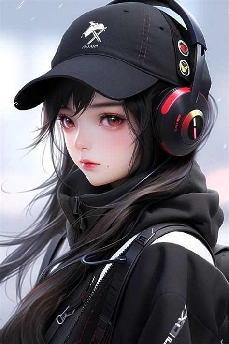 Anime Girl With Hat Wallpaper