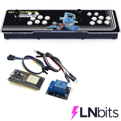 Lnbits Arcade Console Games Machine Kit With Bitcoin Lightning Payments Lnbits Shop