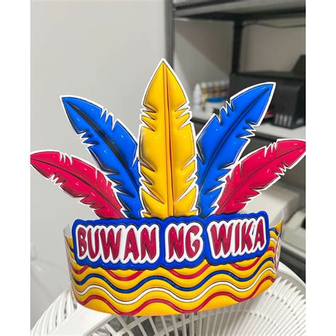 Buwan Ng Wika Headdress 3d Design 1 Shopee Philippines