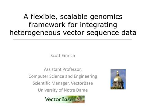 Ppt A Flexible Scalable Genomics Framework For Integrating
