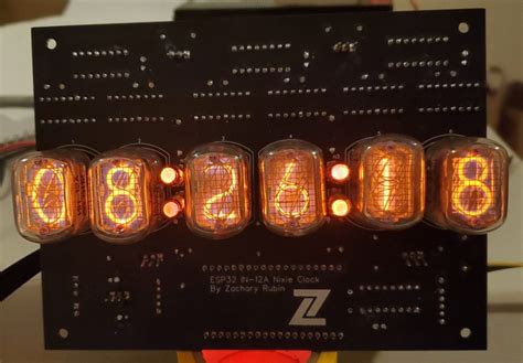 In 12a Nixie Tube Clock Zjr