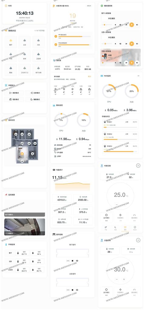 Hass Panel开源智能家居控制面板：基于react与home Assistant的全设备跨平台管理方案 A姐分享