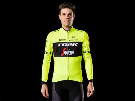 Santini Trek Segafredo Mens Team Thermal Ls Cycling Jersey Cycle