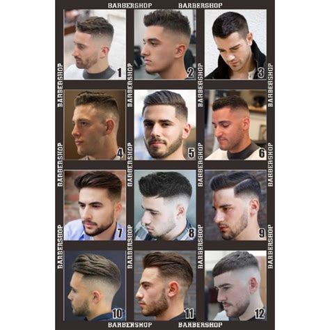 Jual Poster Barbersop Poster Pangkas Rambut Model Rambut Terbaru