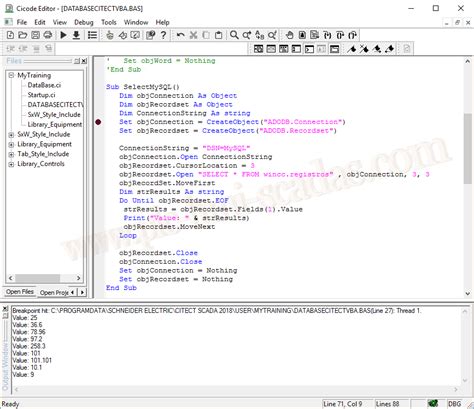 Citectscada Database