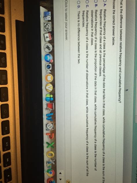 Solved What Is The Difference Between Relative Frequency And