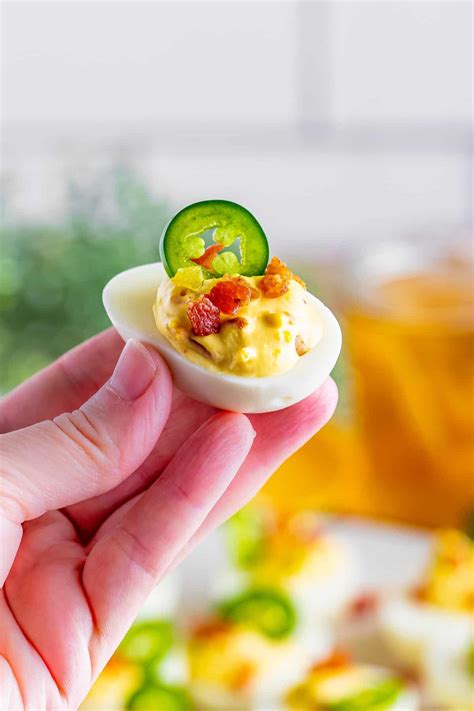 Jalapeno Popper Deviled Eggs