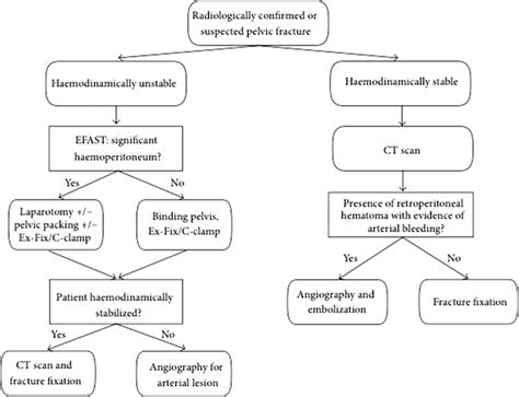 Algorithm For Management Of Pelvic Fractures In The Patient With Download Scientific Diagram