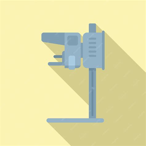 Premium Vector Patient Mammography Machine Icon Flat Vector Breast Cancer Medical Clinic