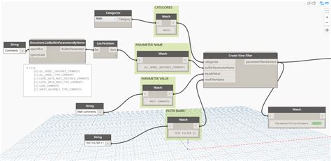 Create View Filter Dynamo Nodes