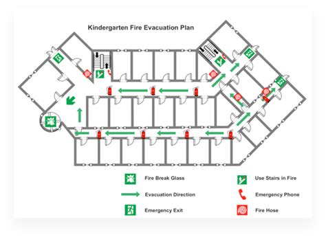 Free Fire Escape Plan Maker EdrawMax Online