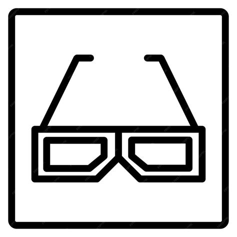 Premium Vector Camera Glasses Vector Illustration