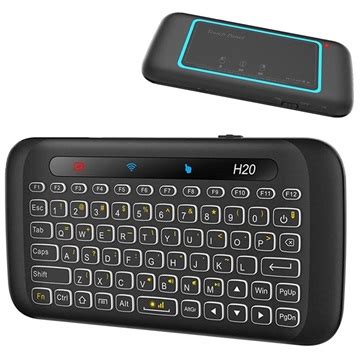 Mini Combo Wireless Keyboard Touchpad H Black