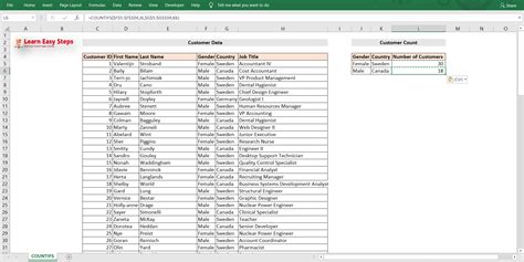 Steps To Use Countifs Function In Excel Learn Easy Steps