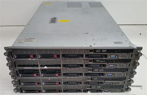 Hp Proliant Dl G Ru Rack Mount Lot Allbids