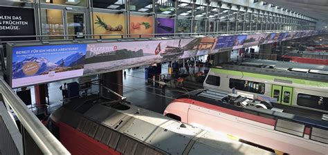 Daktronics LED Display Installation For SBB Railway News