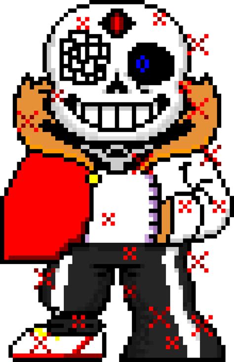 Omnipotent Sans Pixel Art