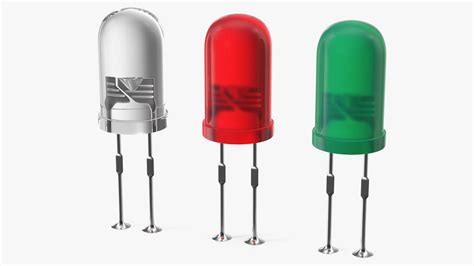 Round Light Emitting Diode Soldered Set 3d Model 29 3ds Blend C4d Fbx Max Ma Lxo Obj