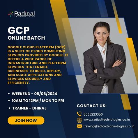 Radical Technologies India On Linkedin Gcp Online Project Oriented Training On 8th June 2024