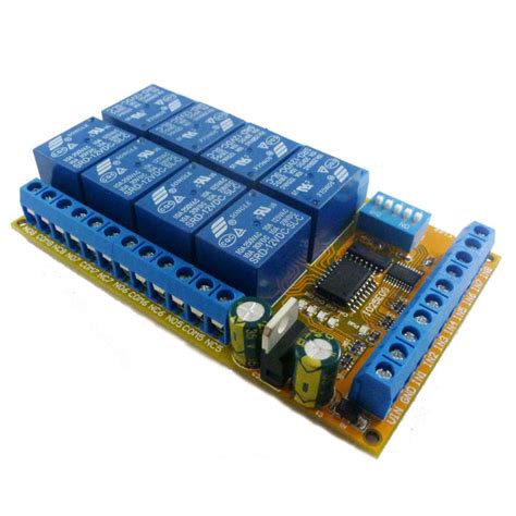 Diyiot DC 5V 12V 24V 8 Channel รเลยหนวงเวลาโมดล Self Locking Interlocking 8CH รเลย