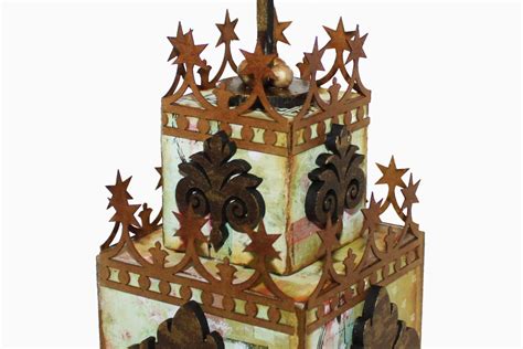 Retro Café Art Gallery Ornate Crown Wood Block Assemblage Tutorial More‏