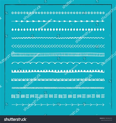 Architectural Hand Drawn Shapes Zigzag Lines Stock Vector Royalty Free Shutterstock
