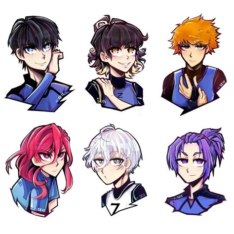 Some Blue Lock Characters By Seis Art On Deviantart