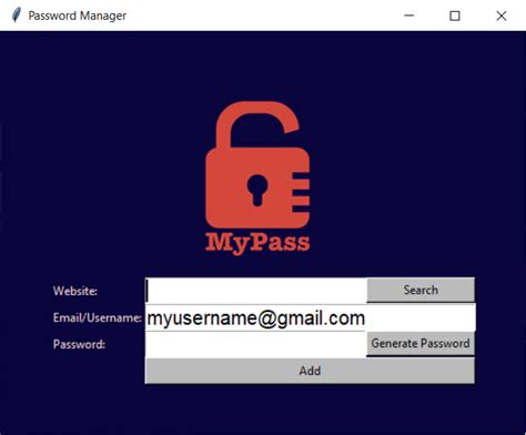 How To Create A Password Manager Using Python Gui By Huixin K Medium
