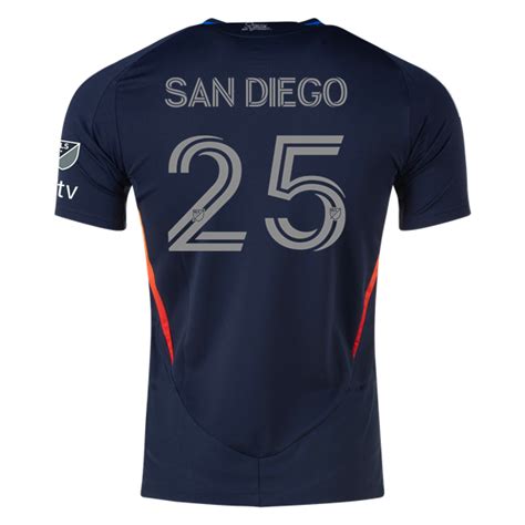 Mens Authentic Adidas San Diego Fc Home Jersey 2025 San Diego