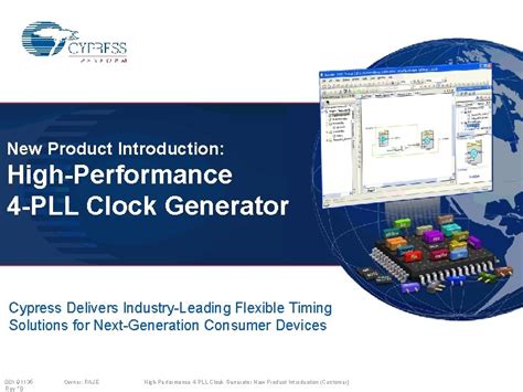 New Product Introduction Highperformance 4 Pll Clock Generator